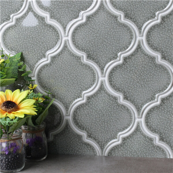 Low Price Super Mosaic Lantern Ceramic Tile Heavy Cracked Surface