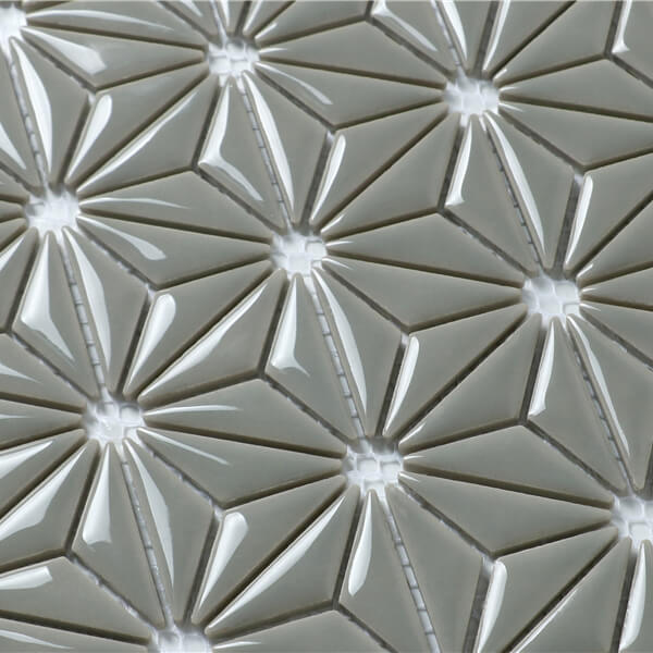 Fleur CZG301CD, Tuile de mosaïque, tuile de mosaïque en céramique ...