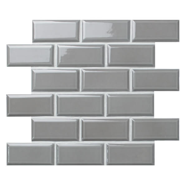 2''x4'' Beveled Edge Mosaic Subway Ceramic Tile for Backsplash