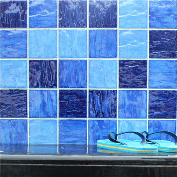 Wave 4 Inch Pool Mosaic Tile at High Quality for Sale