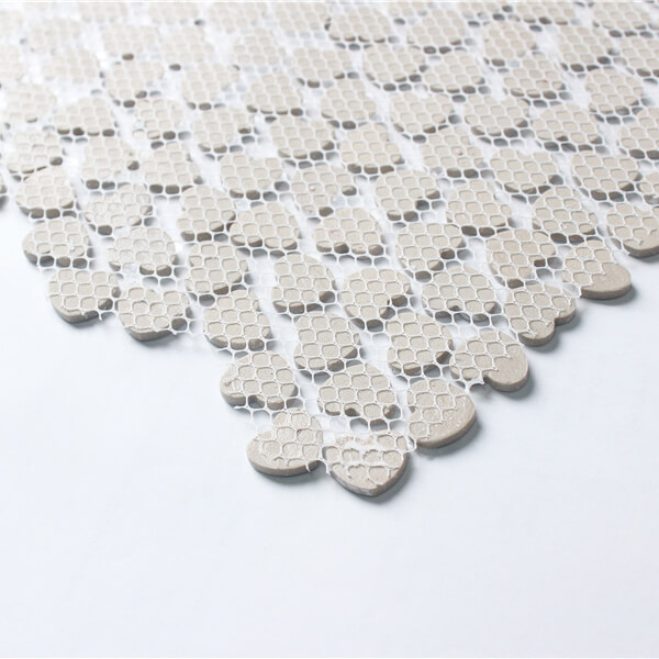 Decorative Porcelain Heart Shape Mosaic Tiles Wholesale
