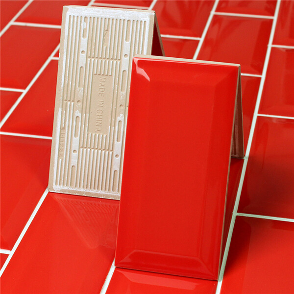 Borde biselado CZG401MDQ, Azulejo de mosaico, azulejo del subterráneo ...