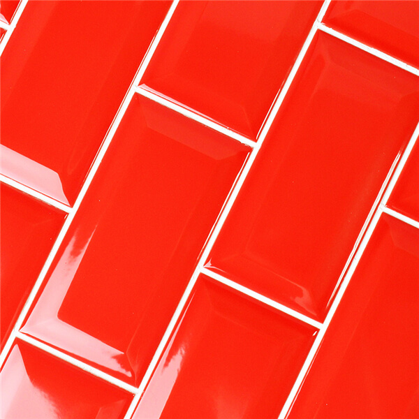 Borde biselado CZG401MDQ, Azulejo de mosaico, azulejo del subterráneo ...