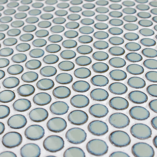 Buy Premium Glazed Penny Round Porcelain Mosaic for Wall Design