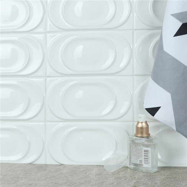 100x200mm 3D Effect Ceramic Porcelain Subway Tile for Wall Bathroom