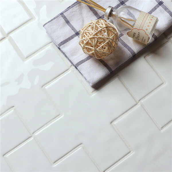 Cross Design Black White Porcelain Mosaic Tile Wholesale