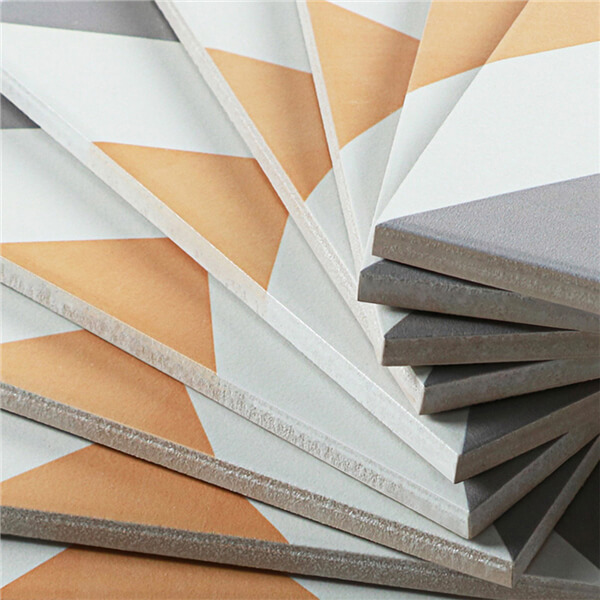 8x8 Inch Porcelain Geometric Pattern Decorative Tile for Backsplash Floor