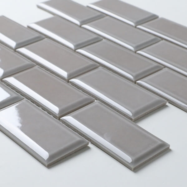 2''x4'' Beveled Edge Mosaic Subway Ceramic Tile for Backsplash
