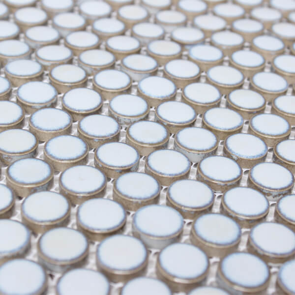 Professional Premium Glazed Ceramic Penny Round Mosaic Suppliers