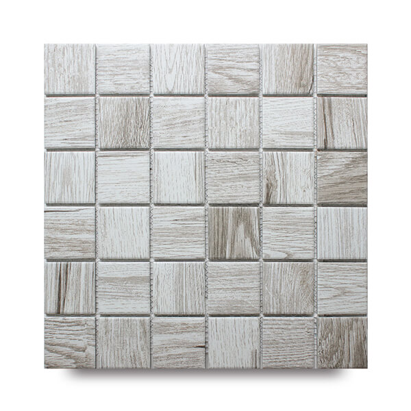 Wholesale Wood Grain 2 Inch Porcelain Mosaic Tile for Wall Backsplash