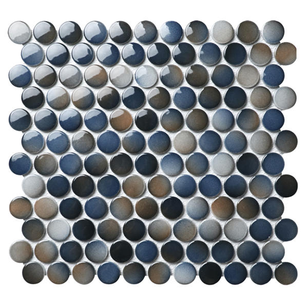 Penny Round CZG076A, diseños redondos del mosaico, azulejos redondos ...