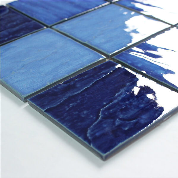 Wave 4 Inch Pool Mosaic Tile at High Quality for Sale