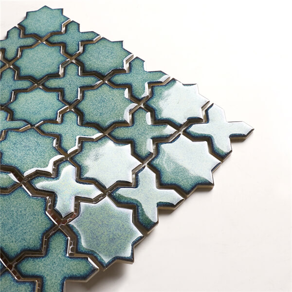 Hot sale factory price kitchen bath ceramic tile for wall fancy green ...