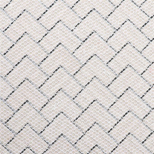 2019 new trend L shape matt glazed porcelain black mosaico kitchen ...