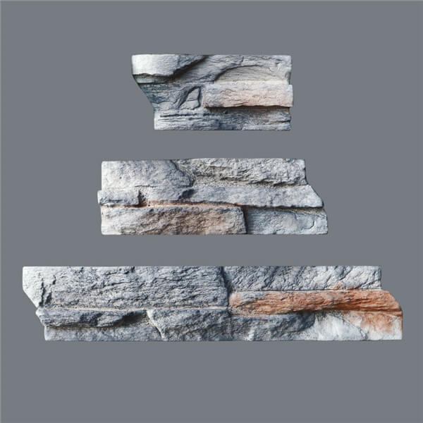Z-Shape Ledgestone Veneer Cultured Stone For Indoor Outdoor Decoration