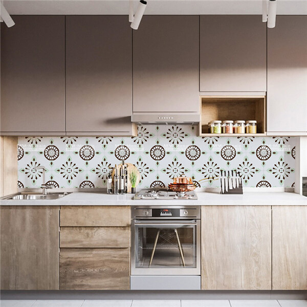 8"x8" Spring Pattern Porcelain Moroccan tiles For Floor Wall Decor