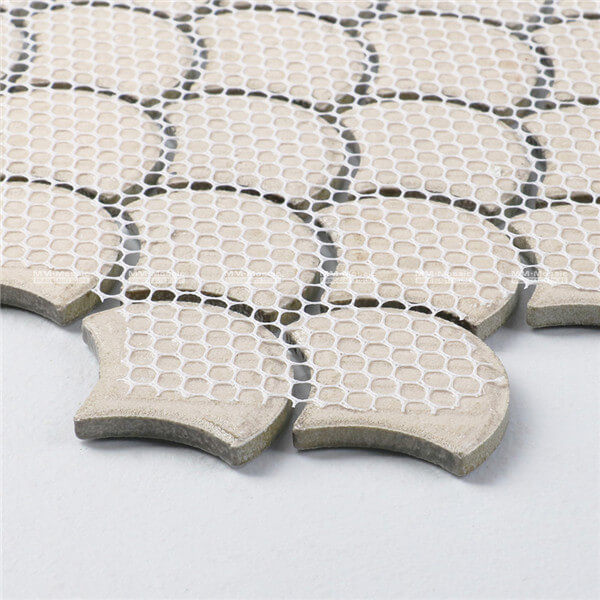 High-Quality Crystal Glazed Mini Fish-scale Porcelain Mosaic