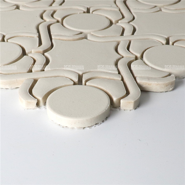 Lattice Pattern Flower Ceramic Mosaic Tiles For Wall Floor Backsplash ...
