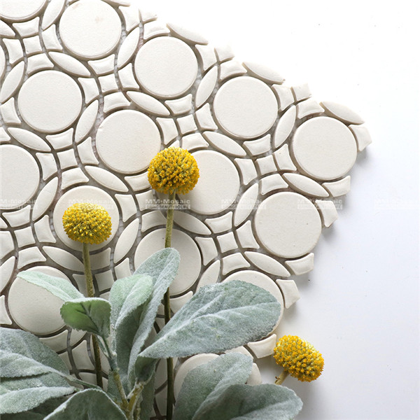 Whholesale Lattice Pattern Ceramic Mosaic Tiles for Shower Floor Wall ...