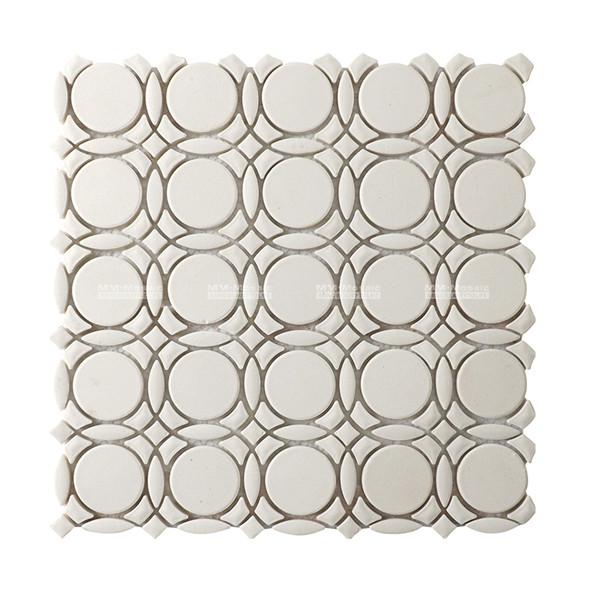 Whholesale Lattice Pattern Ceramic Mosaic Tiles for Shower Floor Wall ...