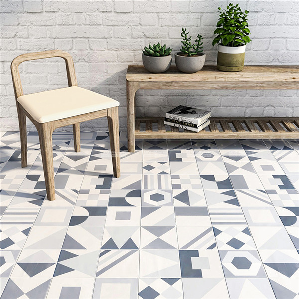 Wholesale 6x6 Porcelain Geometric Moroccan Tiles for Wall Floor Project ...