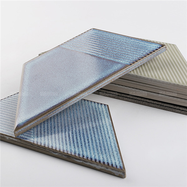 Uneven Surface Porcelain Larger Trapezoid Mosaic Tiles For Backsplash ...