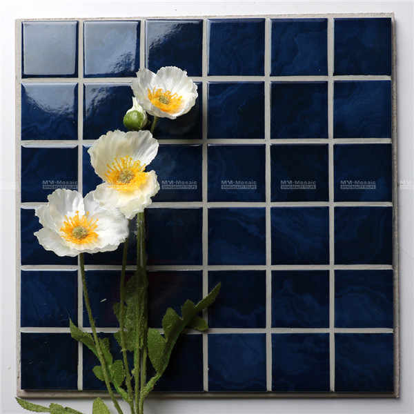 2"x2" Ink-jet Ocean Blue Pool Mosaic Tiles for Outdoor Pool Project ...