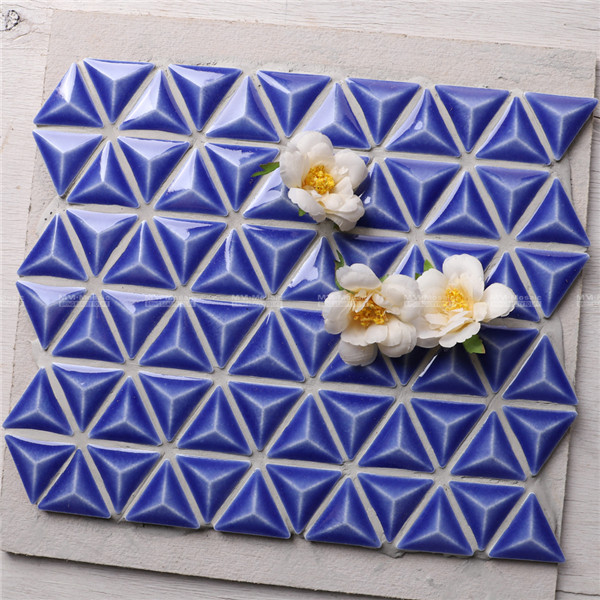 Wholesale Ceramic Convex 3d Cube Triangle Mosaic Tile Pattern | MM-Mosaic
