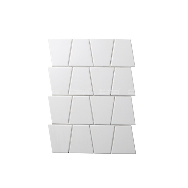 Wholesale Trapezoid Porcelain Mosaic Tiles for Bathroom Kitchen Project ...