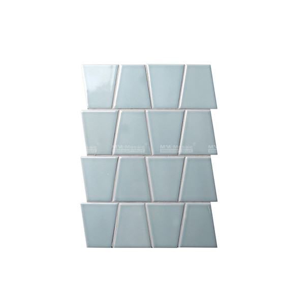 Wholesale Trapezoid Porcelain Mosaic Tiles for Wall Accent Project | MM ...