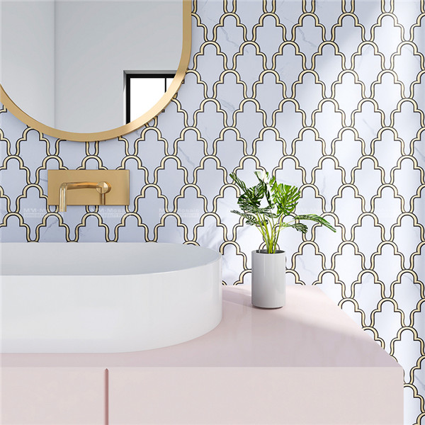 Water Jet Cut Tile Design