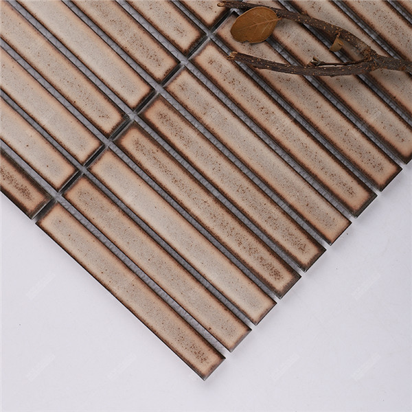 20x145mm Antique Glazed Porcelain Finger Mosaic Strip Tiles for Kitchen ...