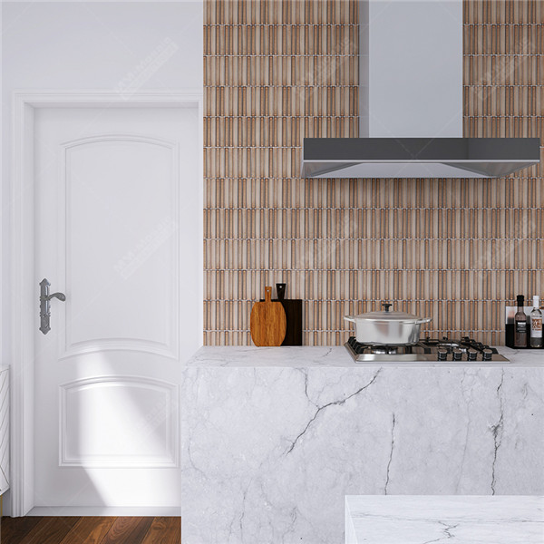 20x145mm Antique Glazed Porcelain Finger Mosaic Strip Tiles for Kitchen ...