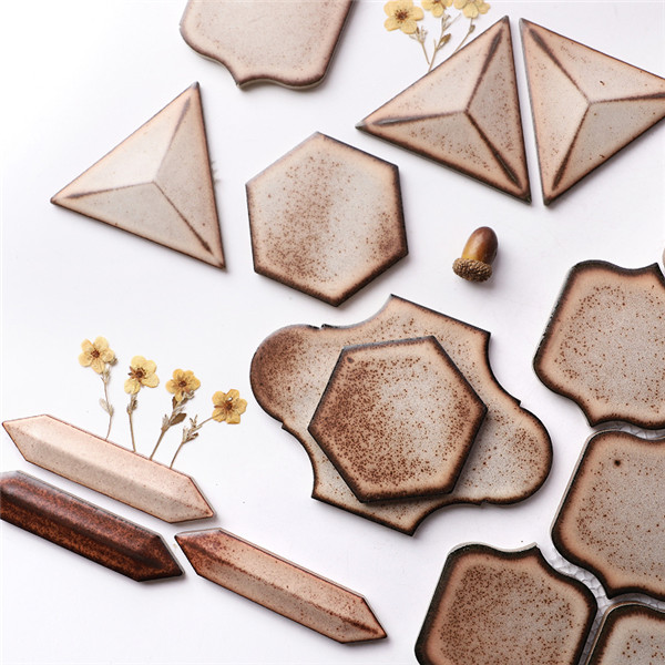Foshan Factory Antique Glazed Ceramic Picket Shape Mosaic Tiles for ...