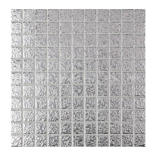 Wholesale 25x25mm Metal Glazed Square Silver Decorative Wall Ceramic ...
