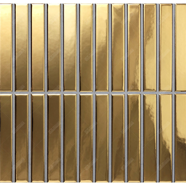 Foshan Wholesale 22x145mm Metallic Glazed Ceramic Finger Kit Kat Mosaic ...