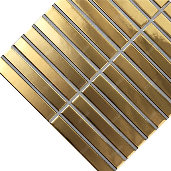 Foshan Wholesale 22x145mm Metallic Glazed Ceramic Finger Kit Kat Mosaic ...