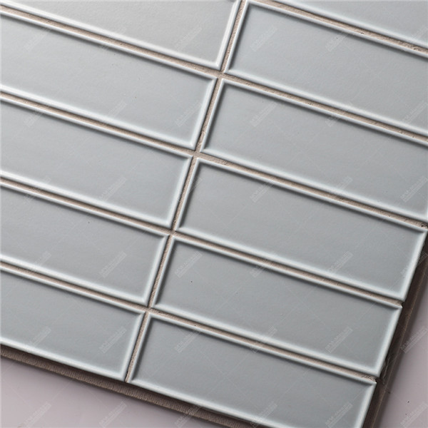 Wholesale Concave Ceramic Mosaic Blue Subway Tile for Bathroom Shower ...