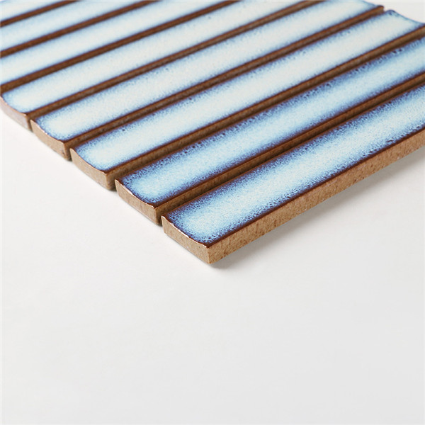 Euro mosaic tile factory powder blue long strip porcelain bathroom ...