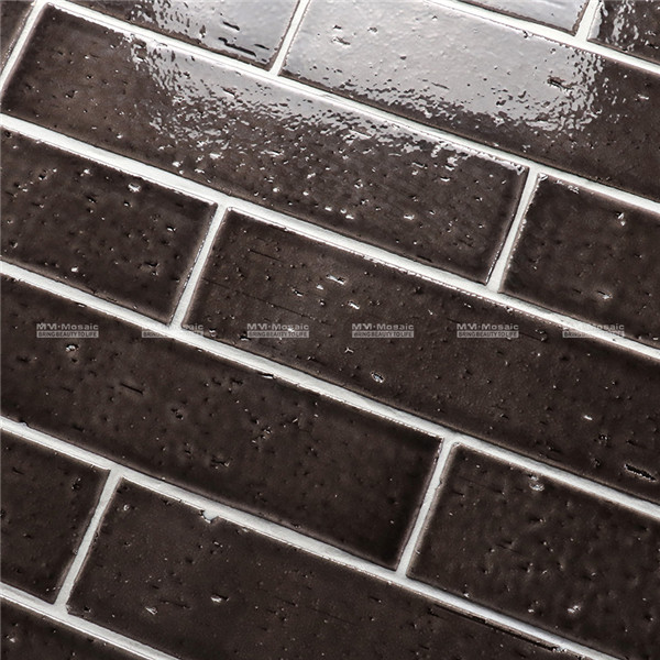 Wholesale 60x240mm Split Face Handmade Glazed Ceramic Subway Tile for ...