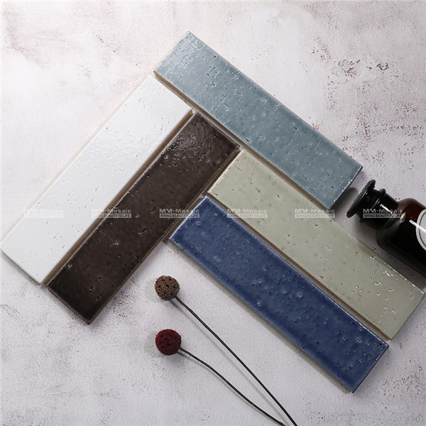 Wholesale 60x240mm Split Face Handmade Glazed Ceramic Subway Tile for ...