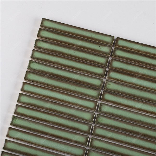 Wholesale 12x92mm Stackbond Ceramic Mosaic Kit Kat Tiles Green Hot Sale ...