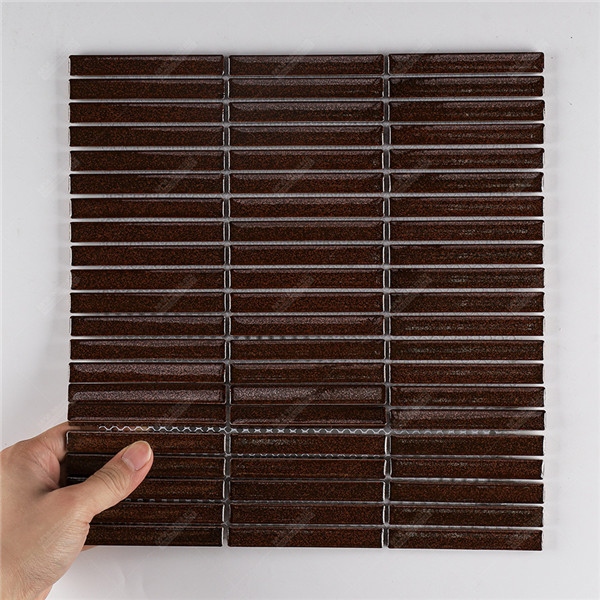 Wholesale New 12x92mm Porcelain Kitkat Tile Bathroom Red Mosaic for ...