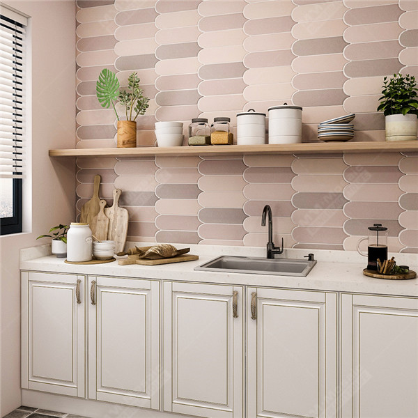 Wholesale New Candy Color Feather Irregular Shape Tiles for Bathroom ...