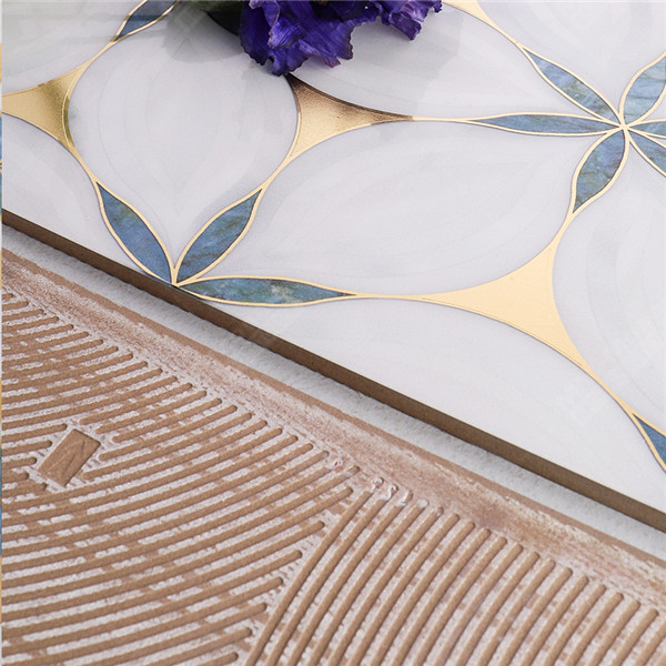 Wholesale 200x200mm Waterjet Flower Pattern Porcelain Moroccan Wall ...