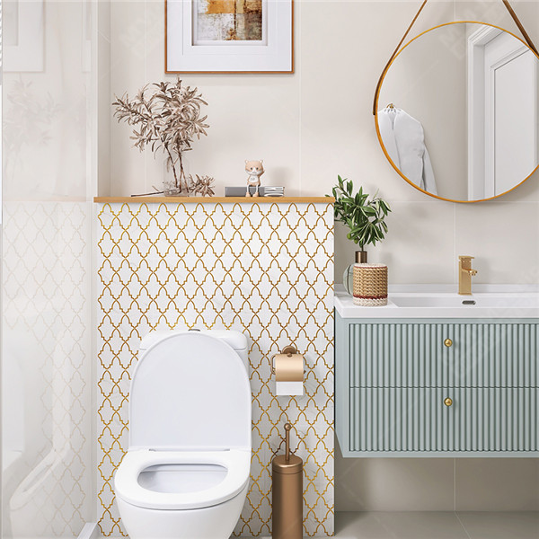 Foshan Factory 200x200mm Sheild Pattern Porcelain Moroccan Floor Shower ...