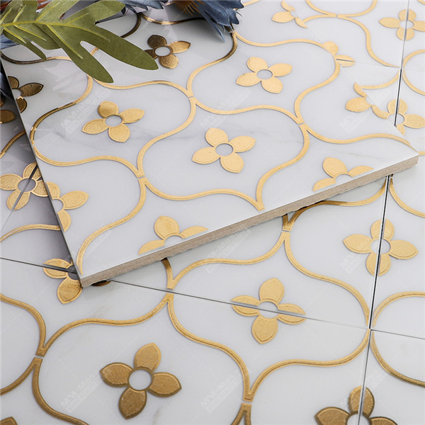 200x200 Non-Slip Flower Pattern Porcelain Moroccan Tiles for Kitchen ...