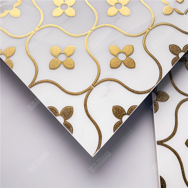 200x200 Non-Slip Flower Pattern Porcelain Moroccan Tiles for Kitchen ...