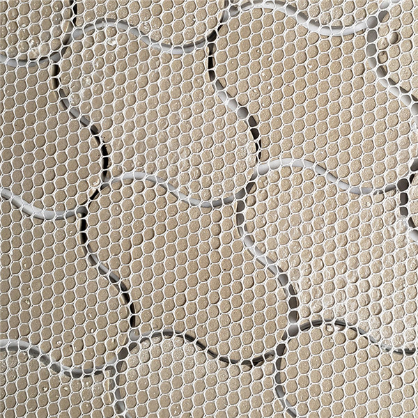Foshan Factory Ice Crackle Glazed Porcelain Lantern Mosaic Tiles