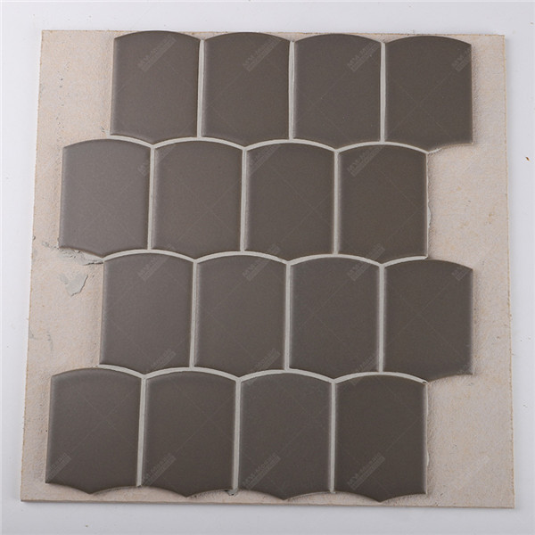 China Foshan Supplies Tunnel Irregular Shape Matte Porcelain Grey ...